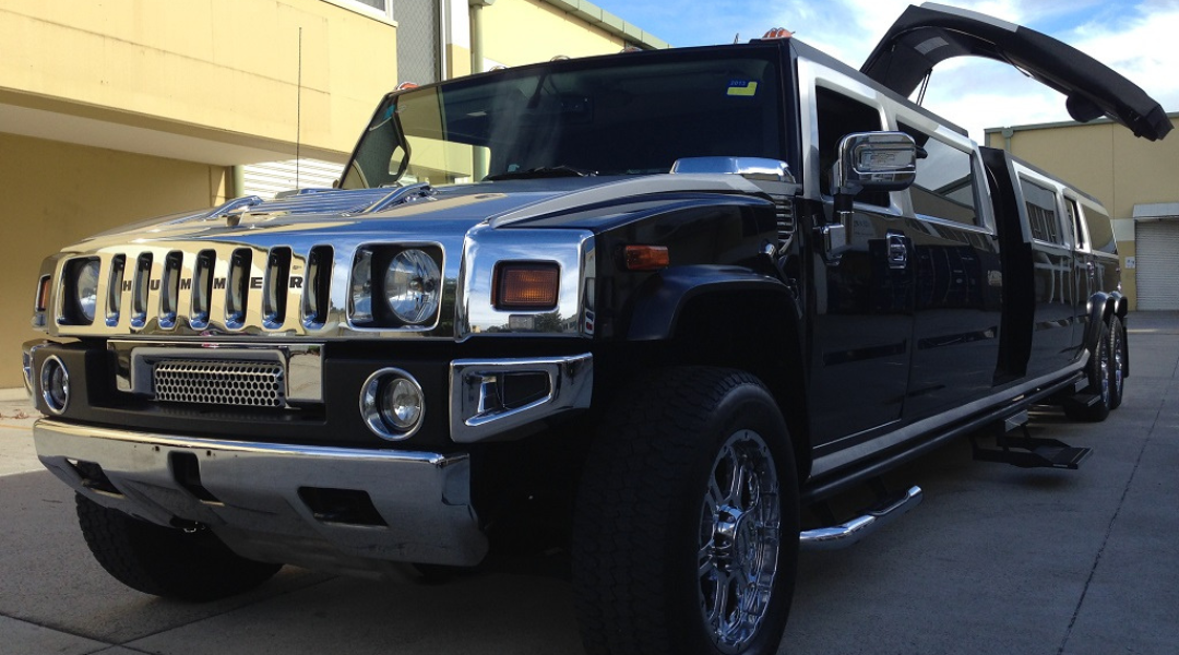 Riding in Elegance Embrace Luxury with a White Hummer Limo